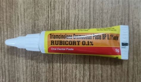 Triamcinolone Cromucosal Paste Packaging Type Tube Packaging Size 5g At Rs 80 Piece In Chennai