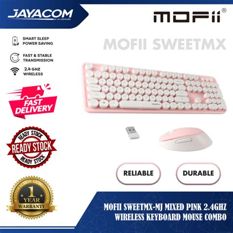 Mofii Sweet Mixed Pink 2 4ghz Wireless Keyboard And Mouse Combo Lazada