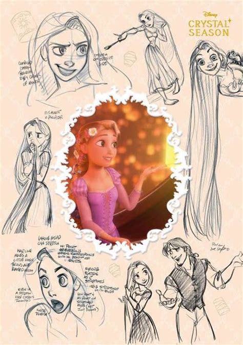 Disney Jigsaw Puzzle Crystal Season Rapunzel Model Sheet 108pcs