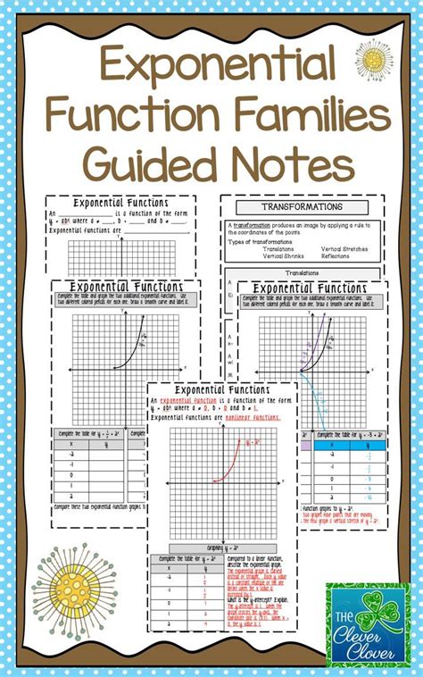Exponential Functions Guided Notes Exponential Functions Exponential Graphing Quadratics Exponential Functions Guided Notes Exponential Functions Exponential Graphing Quadratics