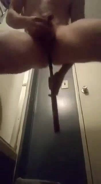 Crazy Redneck Riding A Stick