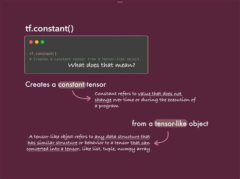 Tensorflow Deeplearning Ai Machinelearning Tensor Tfconstant