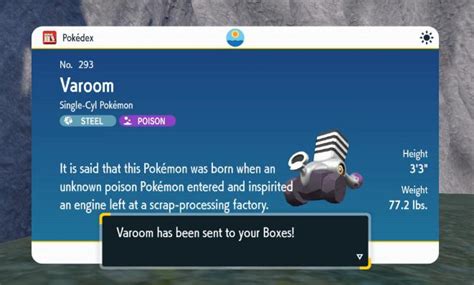 New Pokemon Varoom Revarooms Pre Evo Rpokeleaks