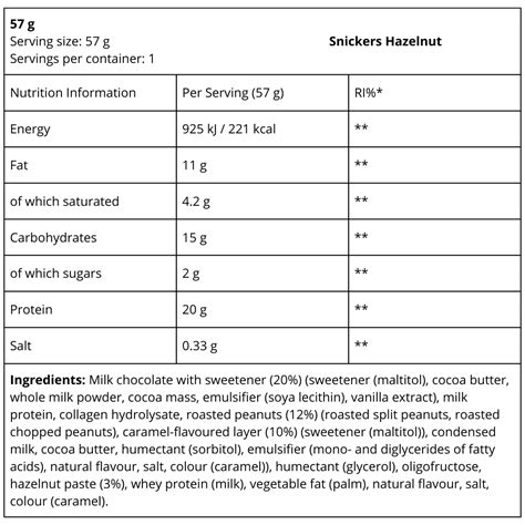 Snickers And Mars Snickers And Hazelnut Hi Protein Bar 57g Low Sugar