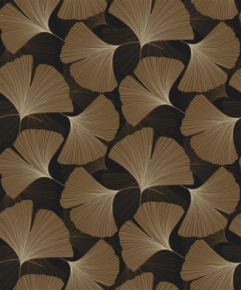 Wallquest Keilani Copper Leaf