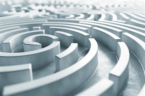 Premium Photo A Labyrinth With An Abstract White Backdrop Generative Ai