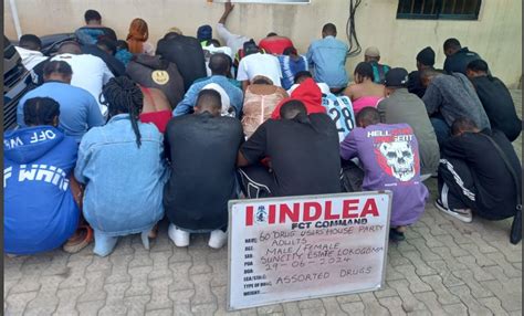 Ndlea Arrests 60 Suspects At Abuja Drug Party