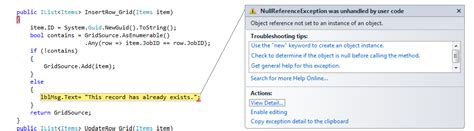 C Asp Net How Can ObjectDataSource Access System Web UI Page Objects Stack Overflow