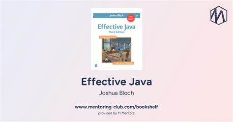 About Effective Java Mentoring Club