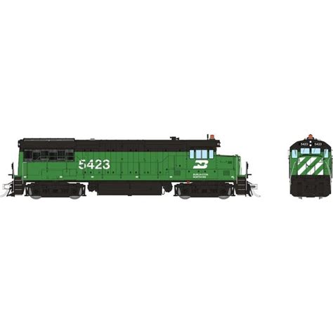 Ho Ge U25b Low Hood Dcsilent Burlington Northern 5423 Rapido