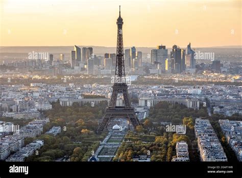 Paris France May 20 2021 Iconic Eiffel Tower Viewed From