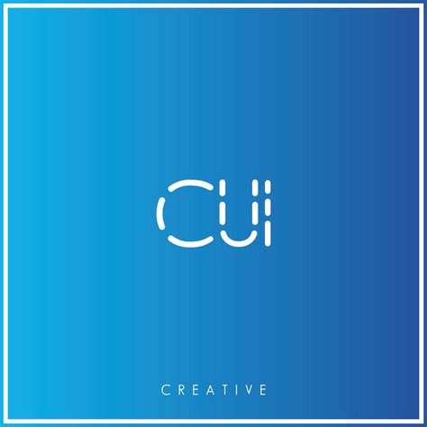 Premium Vector Cui Premium Vector Latter Logo Design Creative Logo