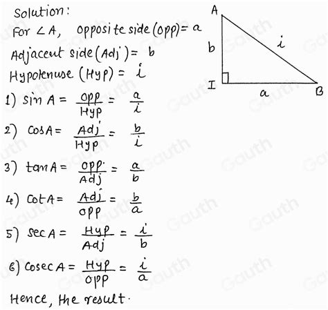 solved learning task 1 consider right triangle ar where angle is