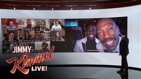 Jimmy Kimmel Debuts Wall Of America With Kevin Hart And Eddie Murphy Youtube