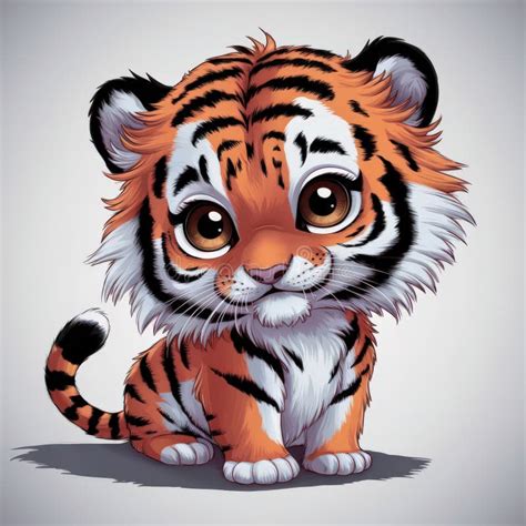 Cute Tiger Cartoon Wallpaper