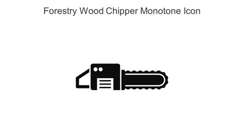 Forestry Wood Chipper Monotone Icon In Powerpoint Pptx Png And Editable Eps Format PPT PowerPoint