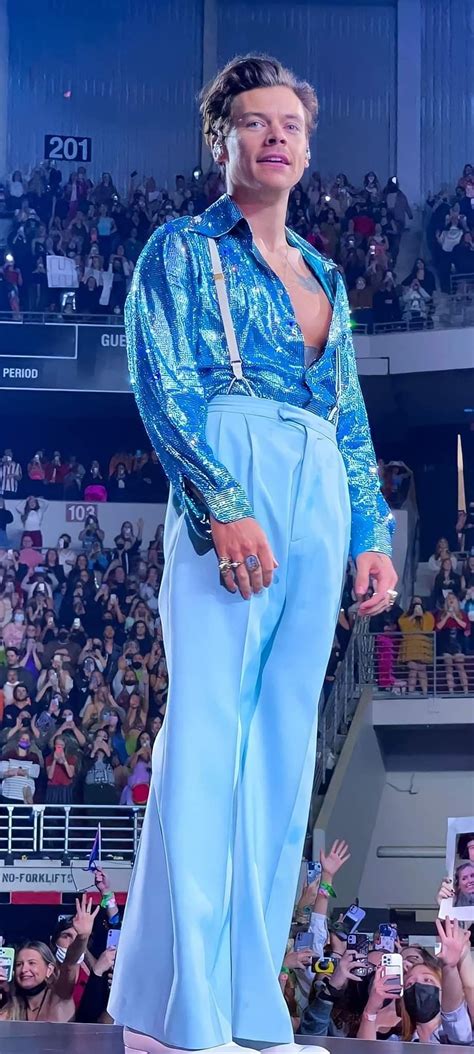 Love On Tour Harry Styles Jumpsuit Blue Dresses Fashion Overalls