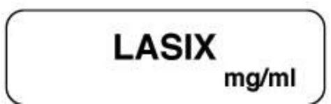 White Paper Anesthesia Label Pdc 59705089