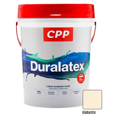 Pintura Duralatex Cpp Alabastro 4gl Sodimac Falabella