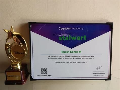 Rajesh Kanna On Linkedin Honoured