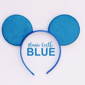 Blue Mickey Ears Minnie Ears Mickey Mouse Ears Mickey Ears Blue