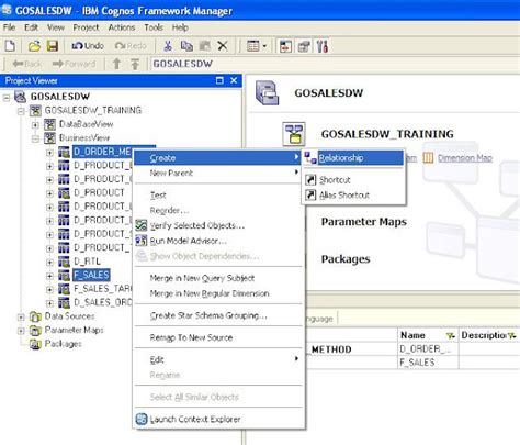 Cognos Blog How To Create A Framework Manager Model And Publish Package