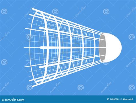 Shuttlecock Vector Illustration 153185754