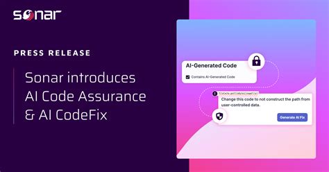 sonar to improve the quality of ai generated code provide automated