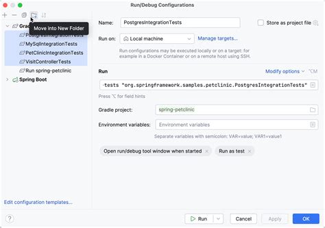 Run Debug Configurations IntelliJ IDEA Documentation