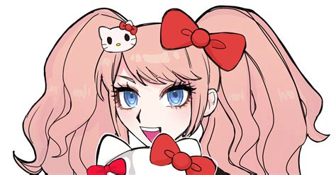 Dangan Ronpa Enoshima Junko Hello Kitty Kawaii×kawaii Pixiv