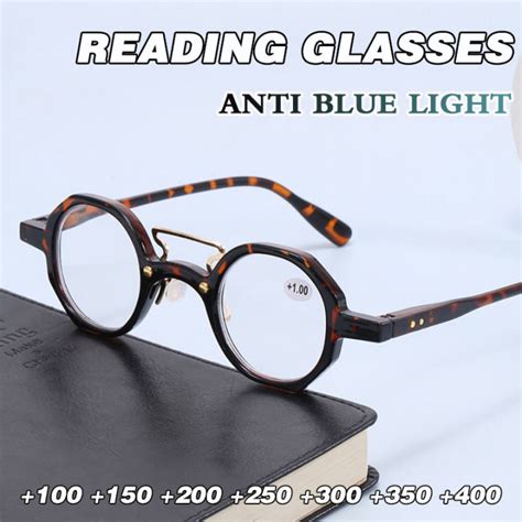 At5 Retro Leopard Print Reading Glasses For Men High Definition