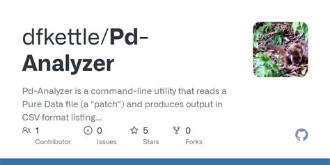 Github Dfkettlepd Analyzer Pd Analyzer Is A Command Line Utility That Reads A Pure Data File