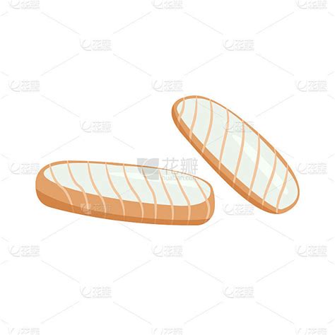 两个面包法棍插图