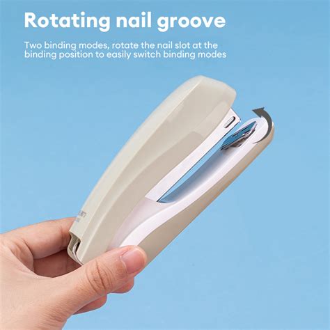 Deli Desktop Stapler Heavy Duty Pupils 80sheets Portable Labor Saving Stapler School Office