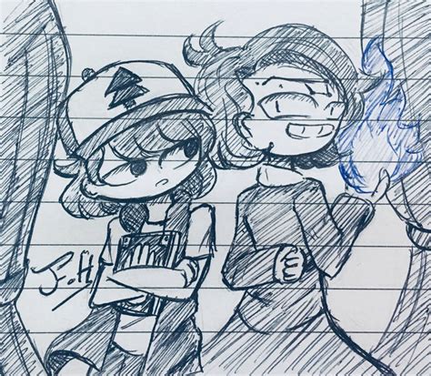 Dipper And Bipper By Daffodiria On Deviantart