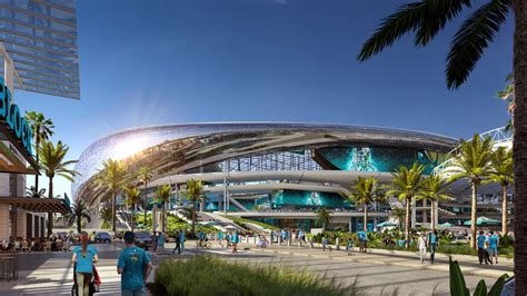 Hok Designs Mirrored Stadium Of The Future For Jacksonville