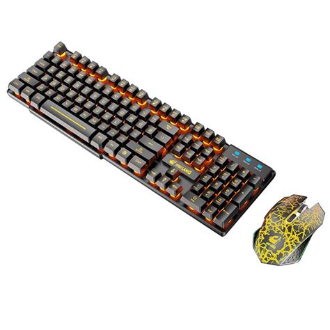24g Wireless Gaming Keyboard And Mouse Set Colorf Grandado
