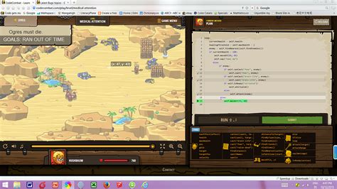 Cant Finish Medical Attention Bugs Codecombat Discourse