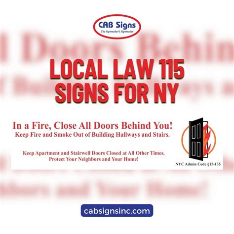 How To Stay Safe In Local Law 115 Cab Signs The Signmakers Signmaker Posted On The Topic