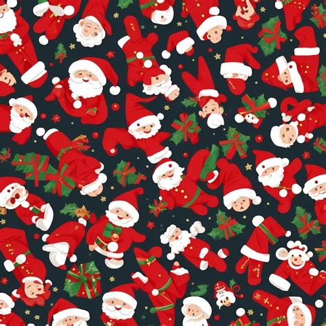 Premium Photo Christmas Pattern