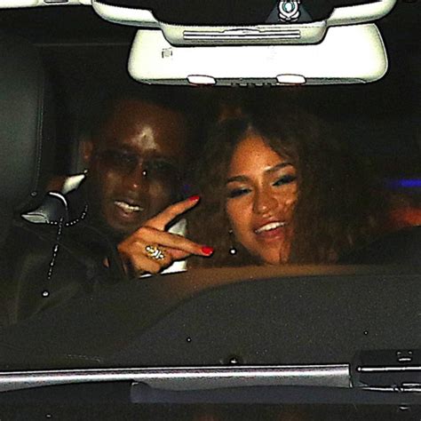 Diddy And Cassie Arrive To 1OAK For A Grammy After Party Sandra Rose