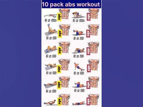 10 Pack Abs Workout 😈🔱 Fitness Shorts Absworkout Homeworkout