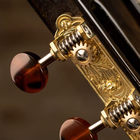 Waverly 3 On Plate Guitar Tuners With Dark Tortoise Knobs For Slotted