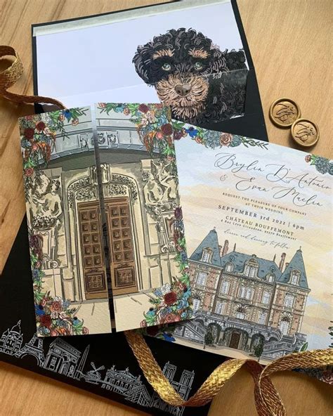 Home Aimee Willow Designs 2024 청첩장 일러스트레이션 무드 보드