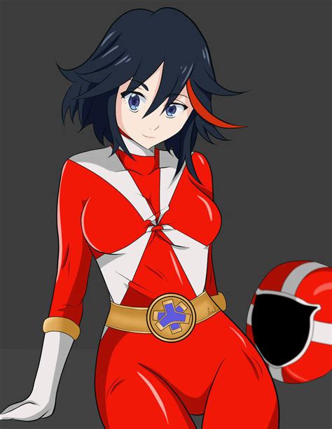 Ryuko Red Lightspeed Power Ranger By Tiketsu1 On Deviantart