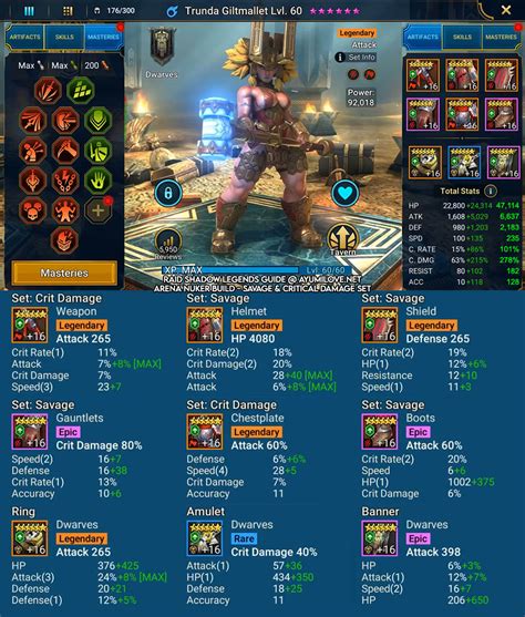 Trunda Giltmallet Raid Shadow Legends Ayumilove
