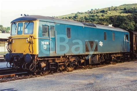 Uk Railway Photograph Of Class 73 Locomotive 73106 Rm73 62 £170