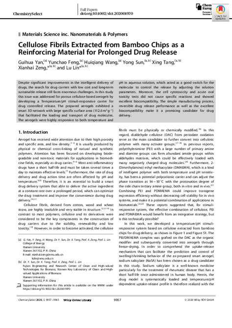 Pdf Cellulose Fibrils Extracted From Bamboo Chips As A Reinforcing