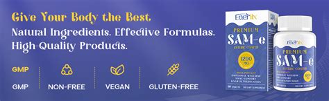 1200 Mg Sam E Supplement For Brain Mood Joint And Liver High Absorption Sam E S