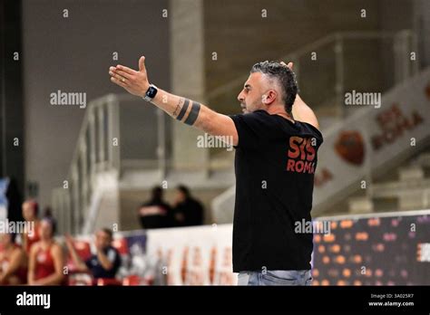 Rome Italy 01st Mar 2025 Marco Capanna Coach Sis Roma Sis Roma Vs Olympiakos Day 6